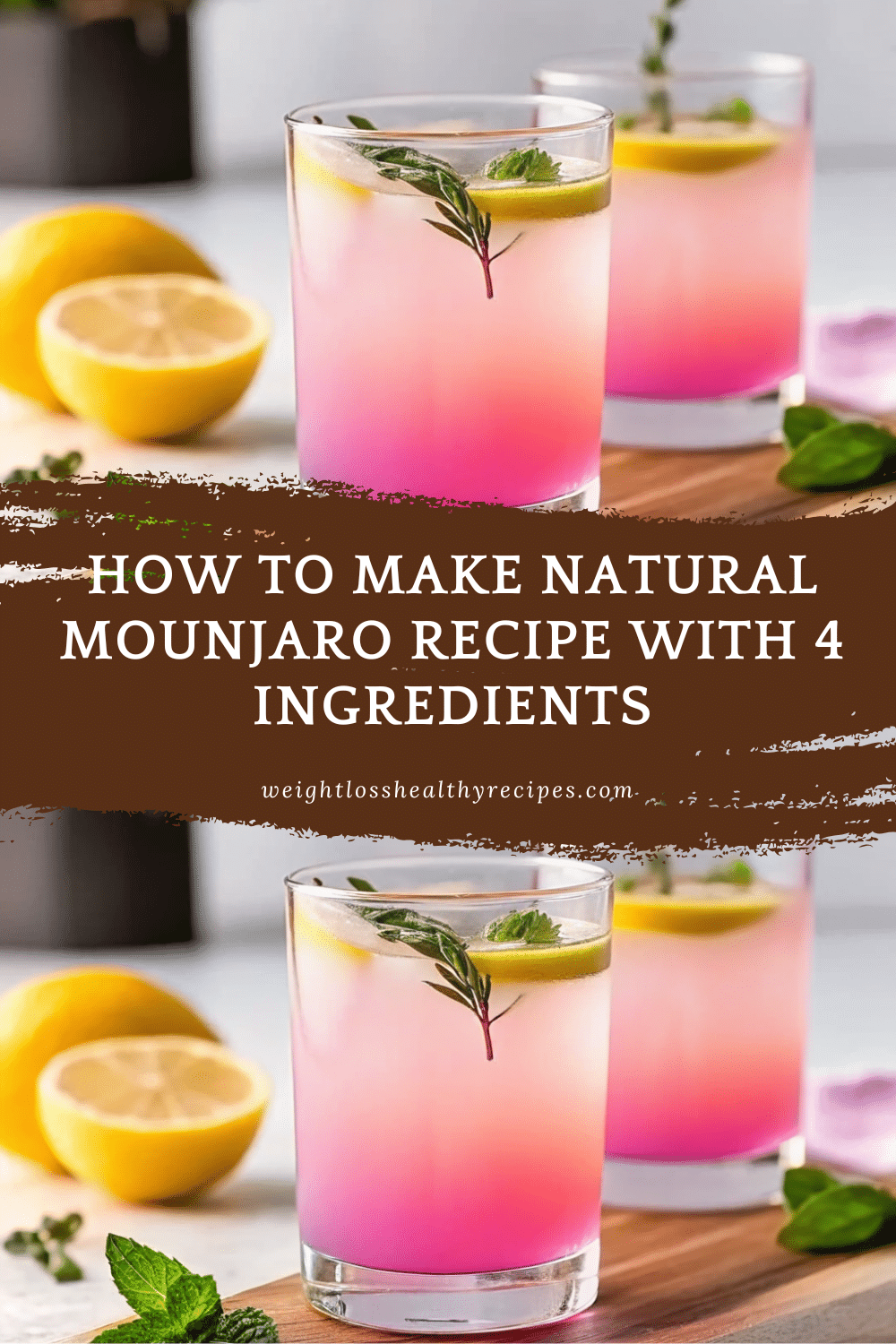 How to Make Natural Mounjaro Recipe with 4 Ingredients
