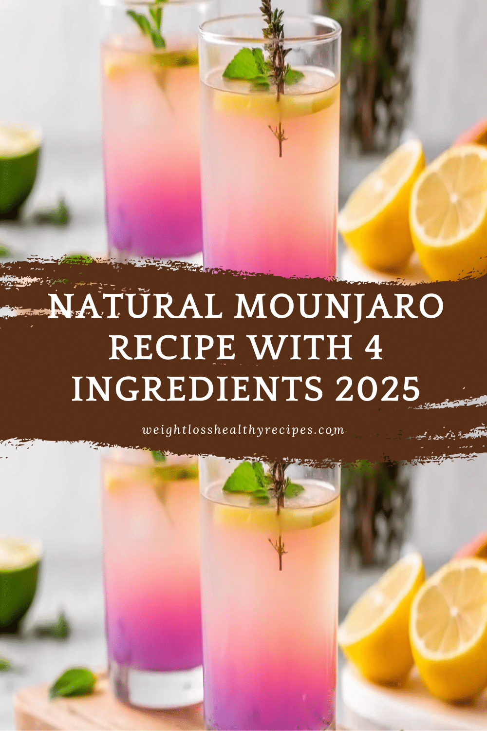 Natural Mounjaro Recipe with 4 Ingredients 2025