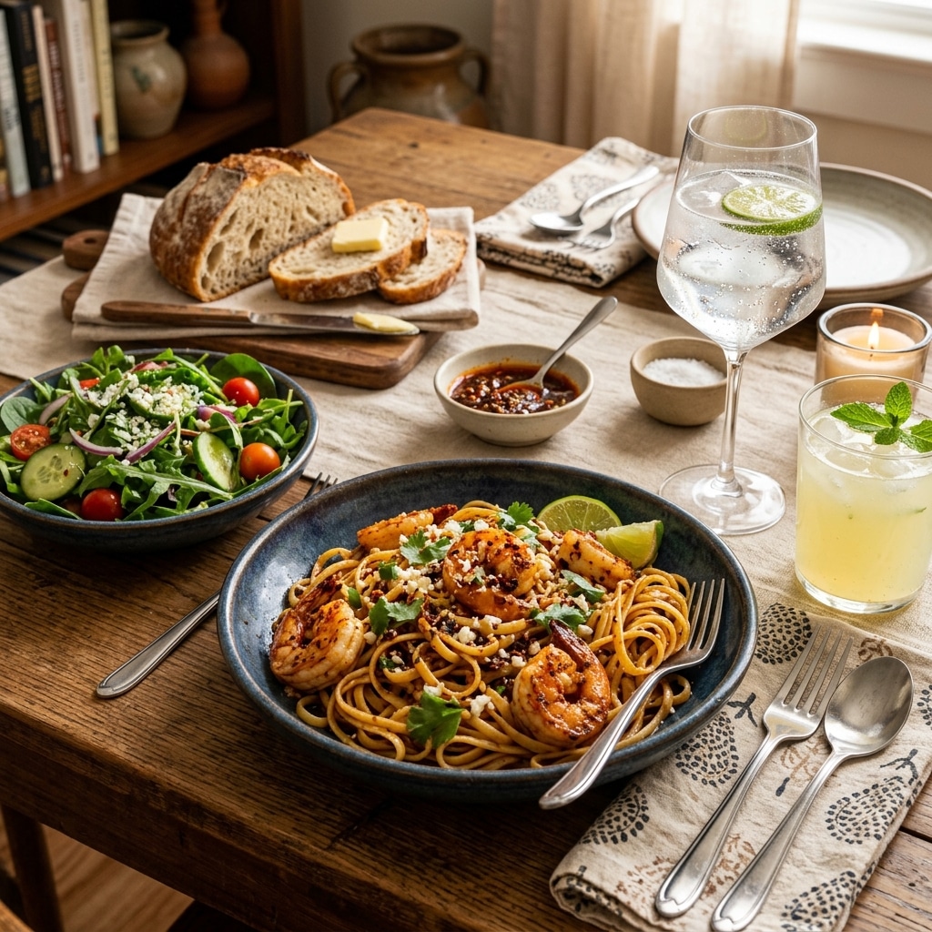 Salsa Macha Pasta With Shrimp Recipe 2026